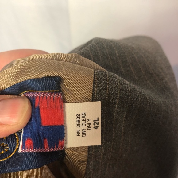 Circle S | Suits & Blazers | Circle S 42l Gray Vtg Pinstripe Western ...